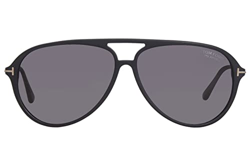 Sunglasses Tom Ford FT 0909 Samson 02D Matte Black/Polarized Smoke Lenses