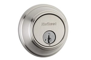 kwikset 98160-009 816 key control single cylinder deadbolt featuring smartkey in satin nickel