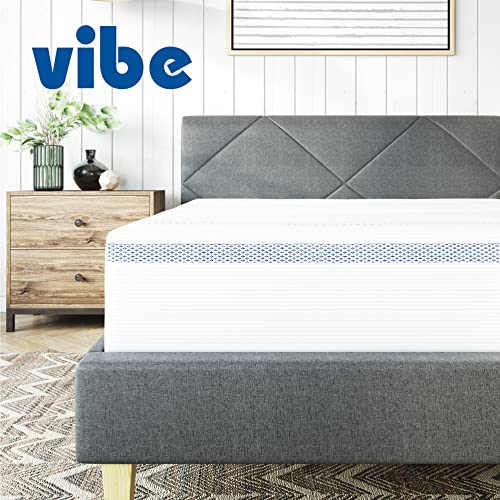 Vibe Gel Memory Foam 12-Inch Mattress | CertiPUR-US Certified | Bed-in-a-Box, Twin XL