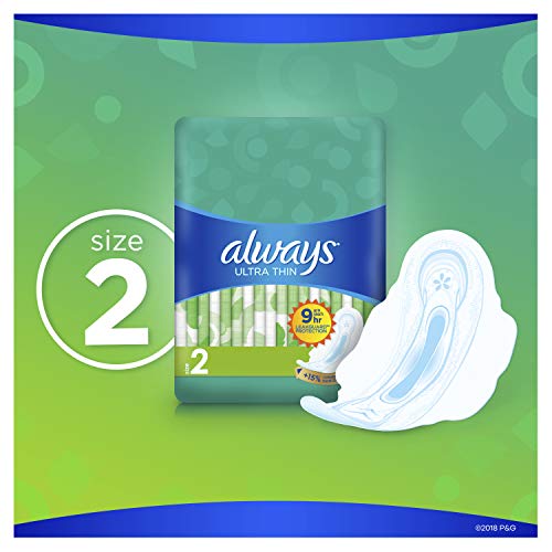 Always Flexi-Wings Long Super Heavy Jumbo Pack Ultra Thin Pads, 0.77 lb