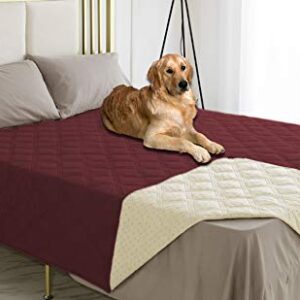 Ameritex Waterproof Dog Bed Cover Pet Blanket with Anti-Slip Back for Furniture Bed Couch Sofa