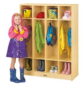 jonti-craft 0268jc 4 section coat locker