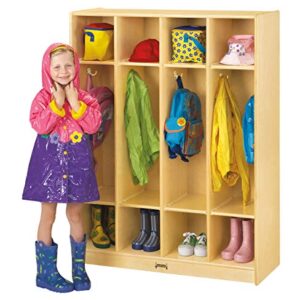 Jonti-Craft 0268JC 4 Section Coat Locker