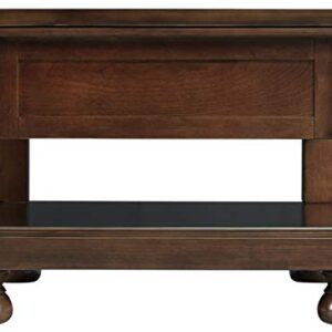 Signature Design by Ashley Porter Traditional Hand-Finished Lift Top Coffee Table, Dark Brown