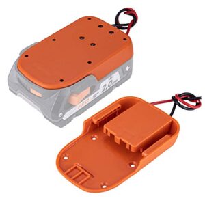 power wheels adapter for ridgid aeg 18v hyper li-ion battery dock power connector rigid 12 gauge robotics