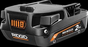 ridgid 18v 2.0 ah max output lithium-ion battery