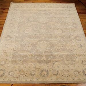 Nourison Jaipur Taupe Rectangle Area Rug, 5-Feet 6-Inches by 8-Feet 6-Inches (5'6" x 8'6")