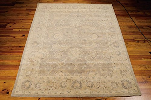 Nourison Jaipur Taupe Rectangle Area Rug, 5-Feet 6-Inches by 8-Feet 6-Inches (5'6" x 8'6")