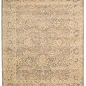 Nourison Jaipur Taupe Rectangle Area Rug, 5-Feet 6-Inches by 8-Feet 6-Inches (5'6" x 8'6")