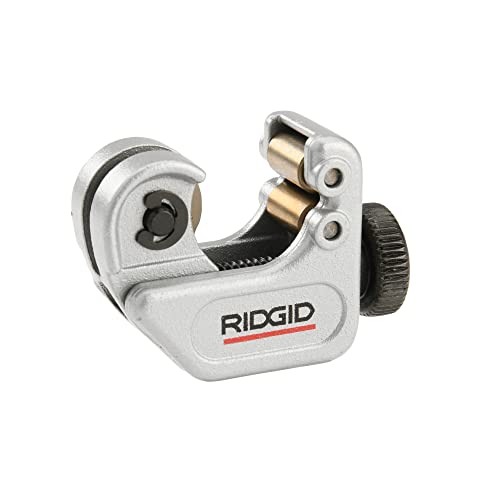 RIDGID 32975 Model 103 Close Quarters 1/8" To 5/8" Copper, Aluminum, Brass, And Plastic Tubing Compact Cutter