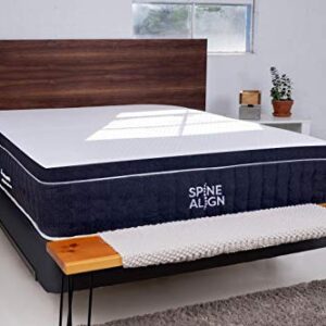 13.5" Luxury Hybrid Mattress - A Mattress Designed for Every Body - American Made - 100 Night Sleep Trial - Dr. Approved (Medium, Twin)