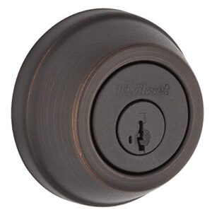 kwikset 97802-070 780 deadbolt one side, featuring smartkey re-key security, venetian bronze