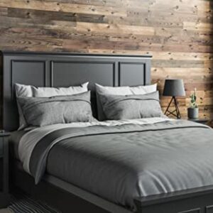 Bedford Black Queen Bed & Nightstand by Home Styles