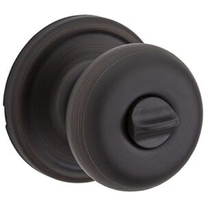 kwikset 97300-876 hancock privacy bed/bath knob in venetian bronze