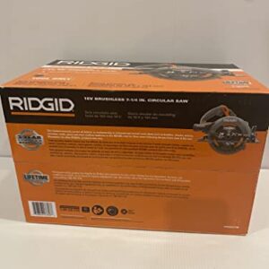 18V Brushless Cordless 7-1/4 in. Circular Saw, Black, Grey, Orange