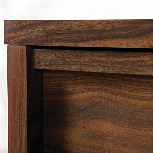 Pemberly Row Modern 6 Drawer Double Bedroom Dresser in Grand Walnut