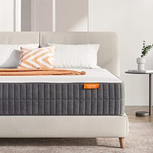 sweetnight queen mattress-queen size mattress, 10 inch gel memory foam mattress for back pain relief /motion isolation & cool sleep, flippable comfort from soft to medium firm, sunkiss