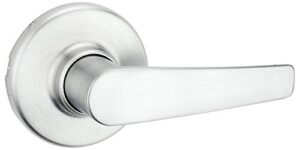 kwikset 92001-534 delta passage hall/closet lever in satin chrome