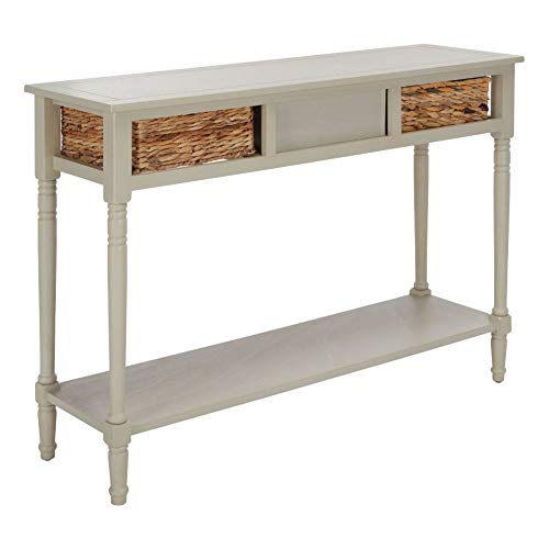 Safavieh Home Collection Christa Vintage Grey 3-Drawer Storage Console Table