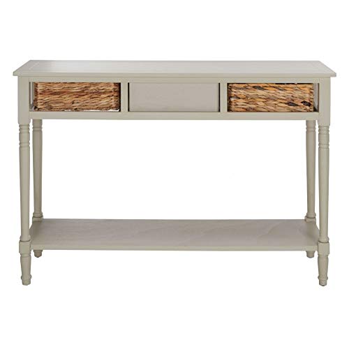 Safavieh Home Collection Christa Vintage Grey 3-Drawer Storage Console Table