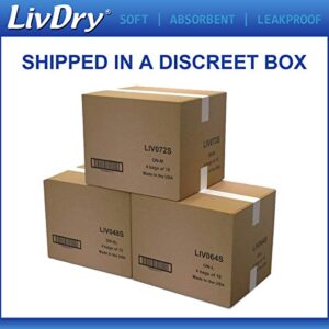 LivDry Overnight Protective Underwear Large size Count: 64