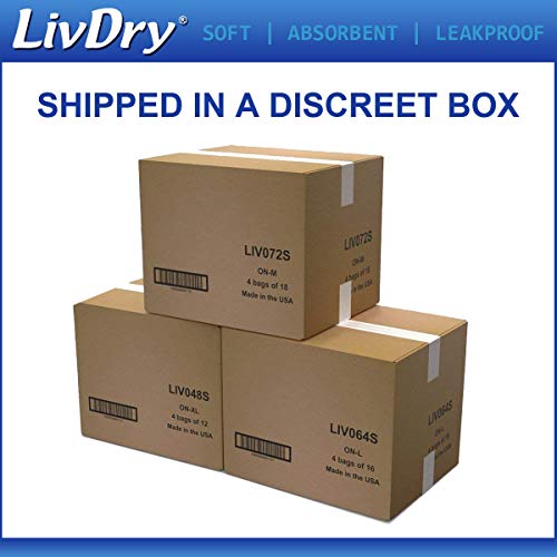 LivDry Overnight Protective Underwear Large size Count: 64