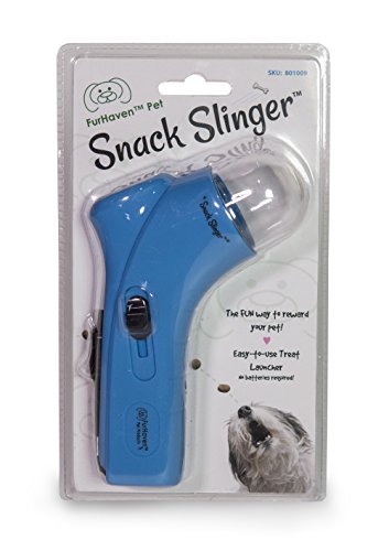 Furhaven Snack Slinger Treat Dispenser Training Toy - Light Blue, One Size