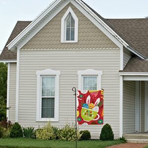 My Little Nest Seasonal Garden Flag Happy Easter Egg Cup Double Sided Vertical Garden Flags for Home Yard Holiday Flag Outdoor Decoration Farmhouse Banner 28"x40"