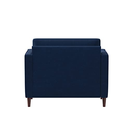 Lifestyle Solutions Lexington Armchair, 39.8" W x 31.1" D x 33.5" H, Navy Blue