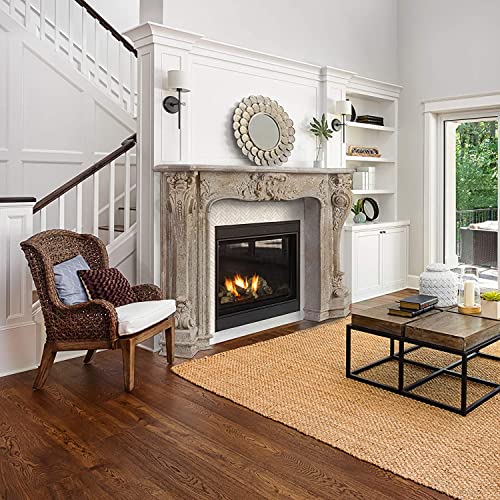 Creative Co-Op Decorative Wood Fireplace Mantel With Distressed Finish, White