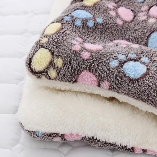 Cat Blankets for Indoor Cats, Heated Cat Beds, Ultra Soft Pet Bed Calming Blanket for Bed Mat, Premium Flannel Cloth Self-Warming Pet Cushion Pad for Cats Dogs, Cozy Flat Fluffy Sleeping Mat