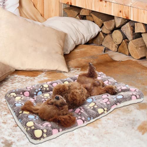 Cat Blankets for Indoor Cats, Heated Cat Beds, Ultra Soft Pet Bed Calming Blanket for Bed Mat, Premium Flannel Cloth Self-Warming Pet Cushion Pad for Cats Dogs, Cozy Flat Fluffy Sleeping Mat