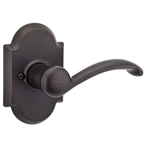 Kwikset 720AUL 11P 6AL RCS 720AUL Austin Series Passage Door Lever Set for Hall and Closets, Venetian Bronze