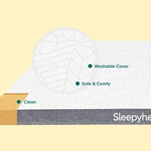 Sleepyhead 3-Inch Queen Mattress Topper - Copper-Infused Memory Foam with Washable Cover - Bedroom Essential (Queen, 3'' Copper Topper)