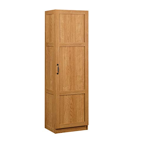 Sauder Miscellaneous Storage Cabinet, L: 17.99" x W: 13.94" x H: 60.00", Highland Oak Finish