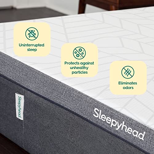 Sleepyhead 3-Inch Twin Mattress Topper - Copper-Infused Memory Foam Topper with Washable Cover - College Dorm Room Essential (Twin, 3'' Copper Topper)