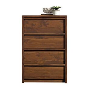 Sauder Harvey Park 4-Drawer Chest, Grand Walnut finish