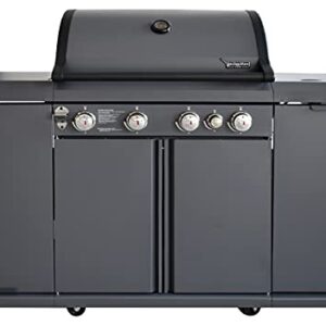 Rustler2 Four(4) Burner Gas Grill Center & Kitchen Island by Brand-Man Grills