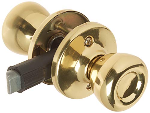 Kwikset 92001-519 Mobile Home Hall & Closet Door Knob in Polished Brass