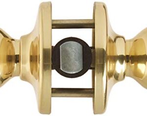 Kwikset 92001-519 Mobile Home Hall & Closet Door Knob in Polished Brass