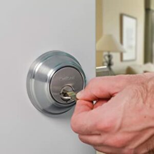 Kwikset 665-11PSV1 Kwikset 665-S Double Cylinder Deadbolt with SmartKey from The 660 Series