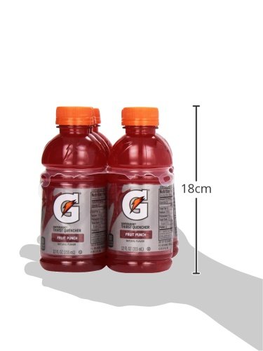 Gatorade Thirst Quencher, Fruit Punch, 12 oz, 6 Bottles