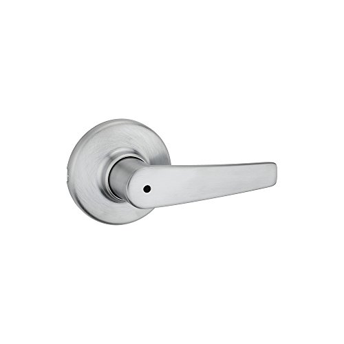 Kwikset 93001-891 Delta Privacy Bed/Bath Lever In Satin Chrome