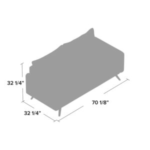 Mcelhaney 70.1" Round Arm Sofa