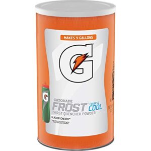 gatorade thirst quencher powder, glacier cherry, 76.5 oz canister