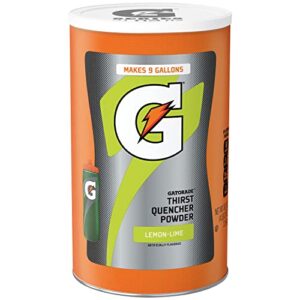 gatorade thirst quencher powder, lemon lime, 76.5 ounce,pack of 1