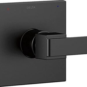 Delta Faucet Ara 14 Series Single-Function Shower Handle Valve Trim Kit, Matte Black T14067-BL (Valve Not Included)