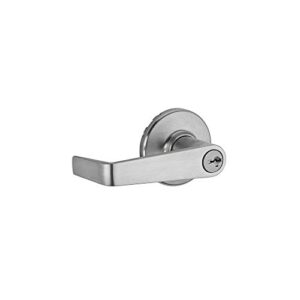 kwikset 781knl 26d smt rcal rcs kingston satin chrome storeroom entry lever featuring smartkey