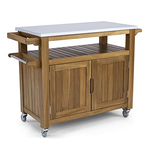 homestyles Maho Brown Outdoor Cart