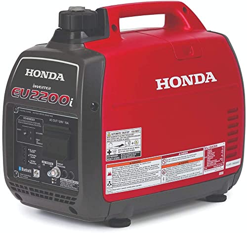 Honda EU2200i 2200-Watt 120-Volt Super Quiet Portable Inverter Generator with CO-Minder - 49-State